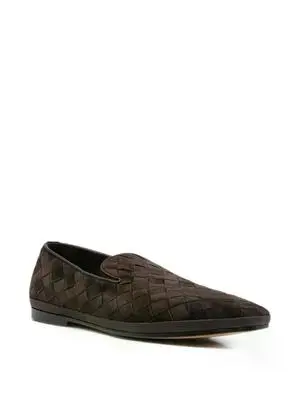 HENDERSON BARACCO Woven Design Loafers