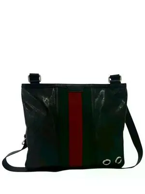 Gucci 20th Century Fiat 500 Medium Gg Imprime Web Messenger Bag - Black