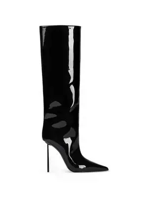 LE SILLA Amelia Pointed-toe Knee-high Boots - Black