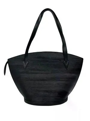 LOUIS VUITTON 1994 Epi Saint Jacques Gm Long Strap Tote Bag - Black