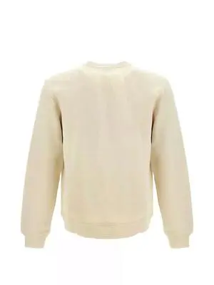 EA7 Logo-patch Ribbed-finish Sweater - Neutrals