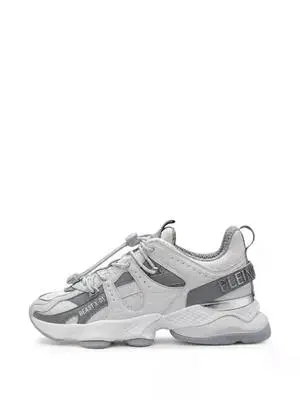 PLEIN SPORT Runner Beast X-01 Panelled Sneakers - Grey