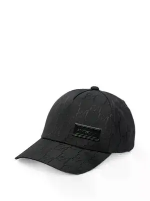 Emporio Armani Monogram-jacquard Touch-strap Baseball Cap