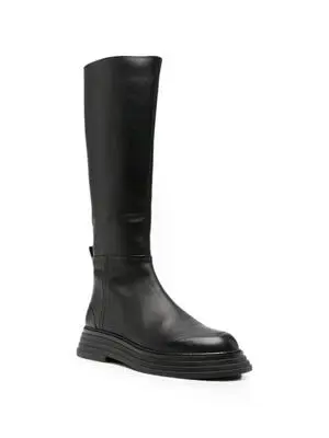 SERGIO MORETTI FIRENZE Ridged-sole Knee-high Boots
