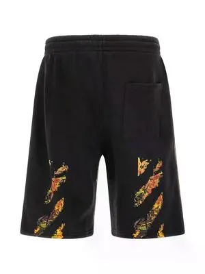 Off-White Spices Arrow Overlap Skate Bermuda Shorts - Neutrals