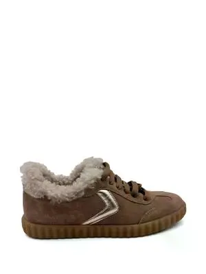 VOILE BLANCHE Ines Shearling-trim Sneakers