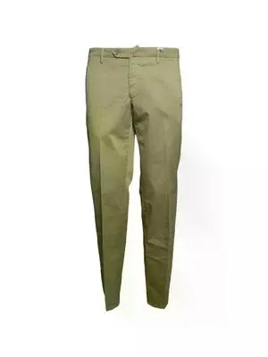 L.B.M. 1911 Pressed-crease Tailored Trousers - Green
