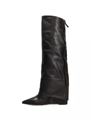 THE SELLER Pointed-toe Wedge Boots