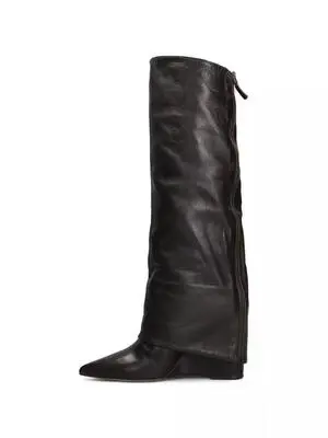 THE SELLER Pointed-toe Wedge Boots