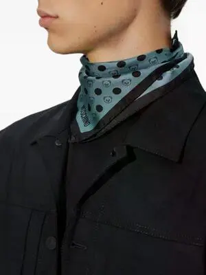Moschino Teddy Bear Polka-dot Scarf