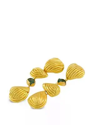 FENOMENA Emerald Shell Earrings