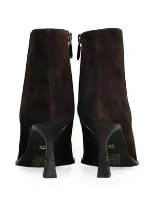 Lola Cruz Pointed-toe Suede Ankle Boots