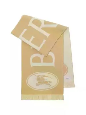 Burberry Logo Wool Scarf