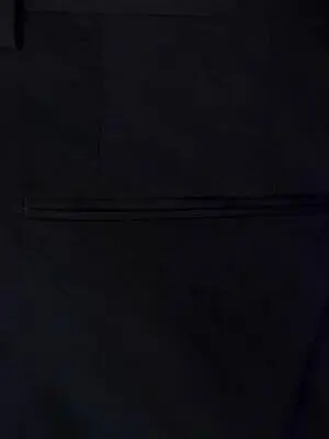 Tagliatore Navy Stretch Straight-leg Trousers