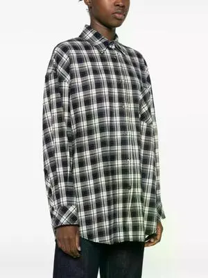 ELEH Check-pattern Button-down Shirt