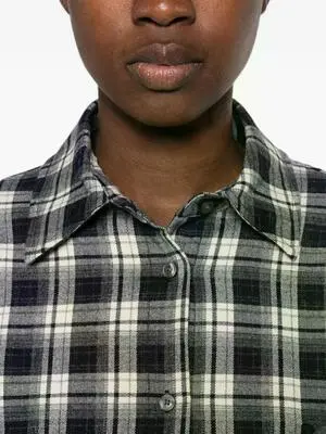 ELEH Check-pattern Button-down Shirt