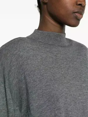 THE FRANKIE SHOP Rue Padded-shoulder High-neck Sweater
