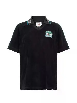 Casablanca Embroidered Top - Black