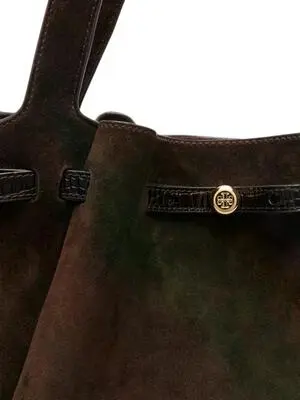 Tory Burch Romy Suede Tote Bag - Brown