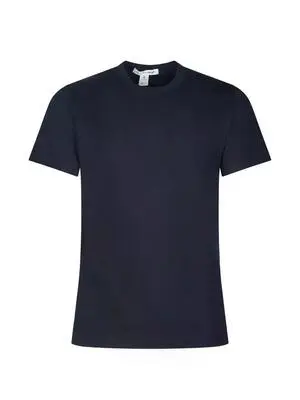 Comme Des Garçons Logo-print T-shirt - Blue