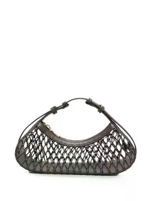 Cult Gaia Shala Lattice Shoulder Bag - Brown