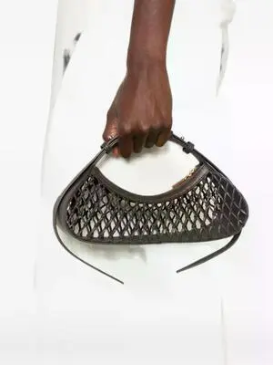 Cult Gaia Shala Lattice Shoulder Bag