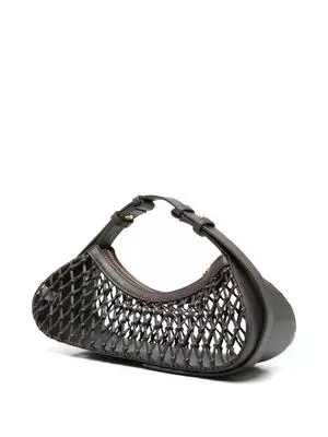 Cult Gaia Shala Lattice Shoulder Bag - Brown