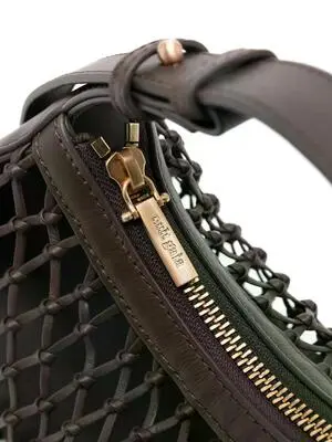 Cult Gaia Shala Lattice Shoulder Bag - Brown