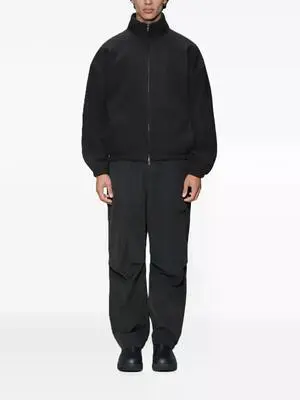 Rains Fleece-texture High-neck Jacket