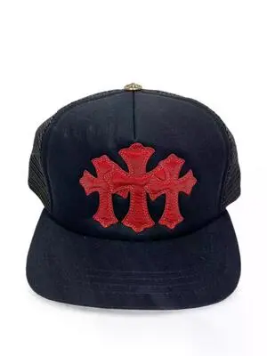 Chrome Hearts Cemetery Trucker Hat - Black