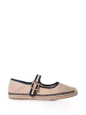 Tommy Hilfiger Buckle-fastening Espadrille Ballet Flats