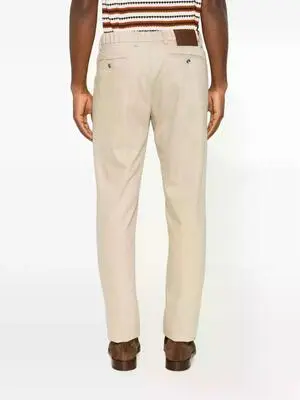 Kiton Pleated Straight-leg Trousers