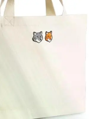 Maison Kitsuné Double Fox Head Tote Bag
