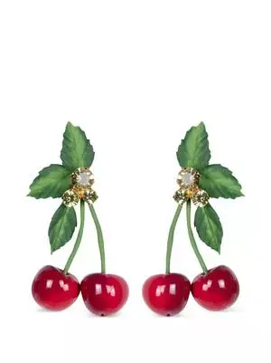 JENNIFER BEHR Maraschino Earrings - Red