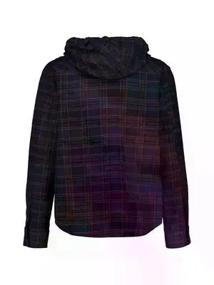 Off-White Check Hooded Shirt