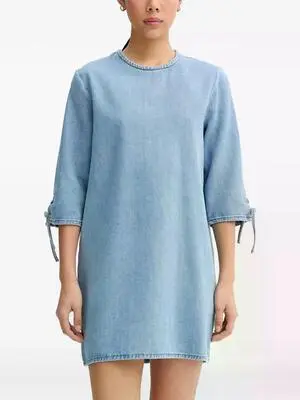 SESSUN Tizzano Denim Mini Dress - Blue