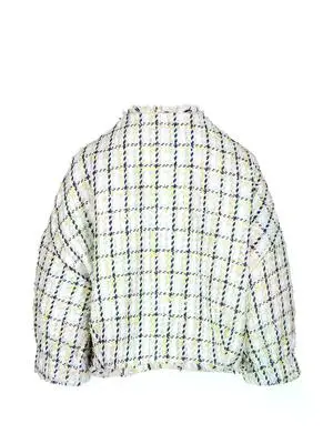 Essentiel Antwerp Jayden Checked Frayed-edge Jacket