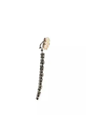 Alessandra Rich Faux-pearl Crystal-embellished Earrings