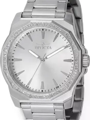 INVICTA Speedway Crystal-embellished 42mm Watch - Silver