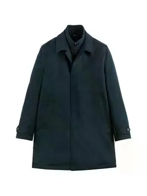 FAY Layered Single-breasted Coat
