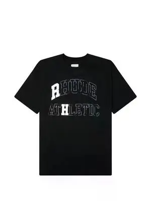Rhude Athletic Tee ""vintage Black"" Black