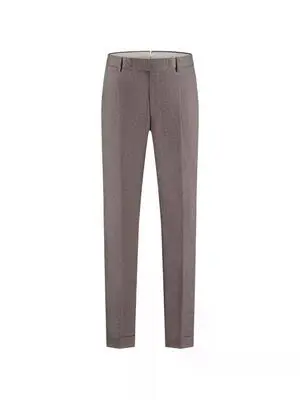 PT TORINO Pressed-crease Tailored Trousers - Brown