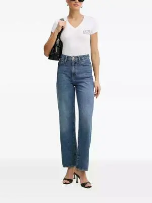 Armani Exchange Embellished V-neck T-shirt