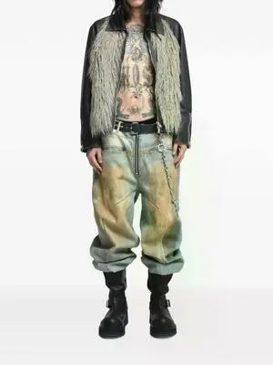 FILTH Faux-fur Trim Jacket