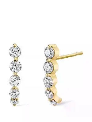 ANITA KO Cascade Diamond Earrings - Gold