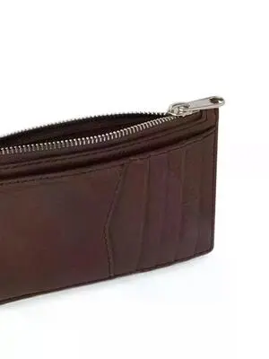 LEMAIRE Gear Card Holder And Coin Purse In Leather