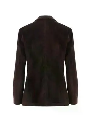 LARDINI Corduroy Single-breasted Blazer