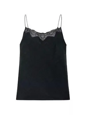 WOOYOUNGMI Lace-trim Camisole Top - Grey