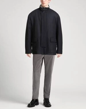 Emporio Armani Coat Midnight Size Wool, Polyamide