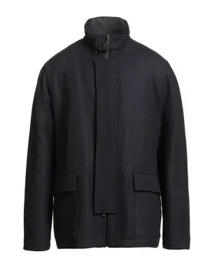 Emporio Armani Coat Midnight Size Wool, Polyamide